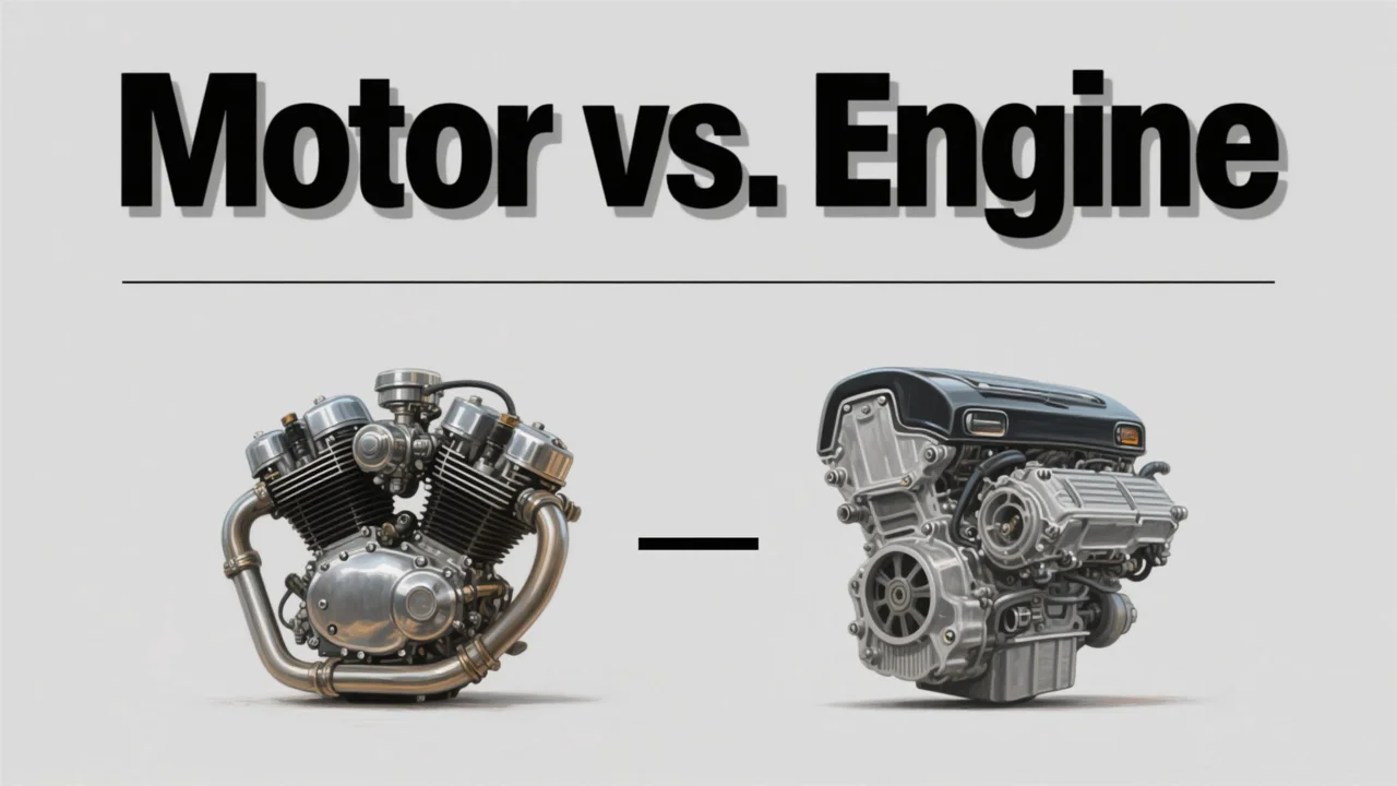 Motor vs. Engine: What's the Difference? | Wanasign Auto
